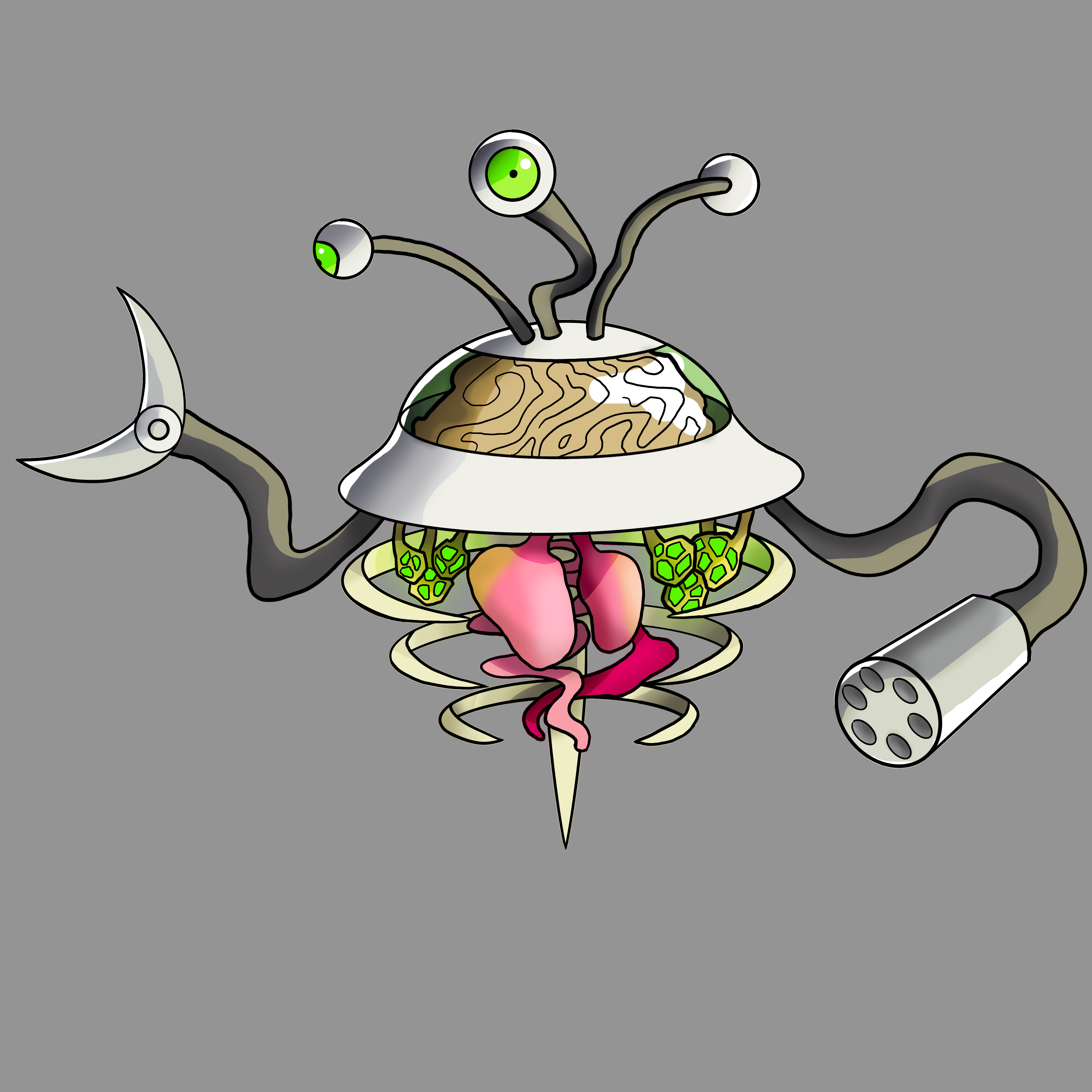 Alien Robot Concept – Benjamin Nelson | Gameplay Mechanics & Programming